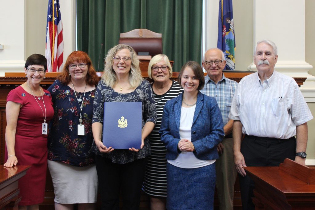 Gardiner Teacher-Librarian honored in Legislature - Maine Senate Democrats